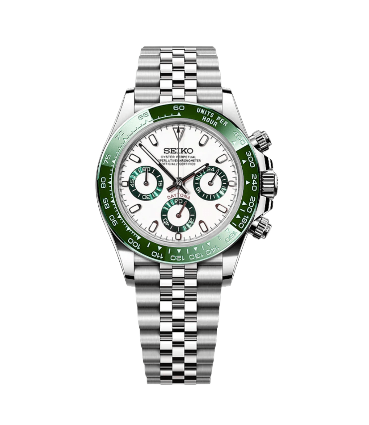 Seiko Mod Daytona Alpine Green Racer – YG MODS