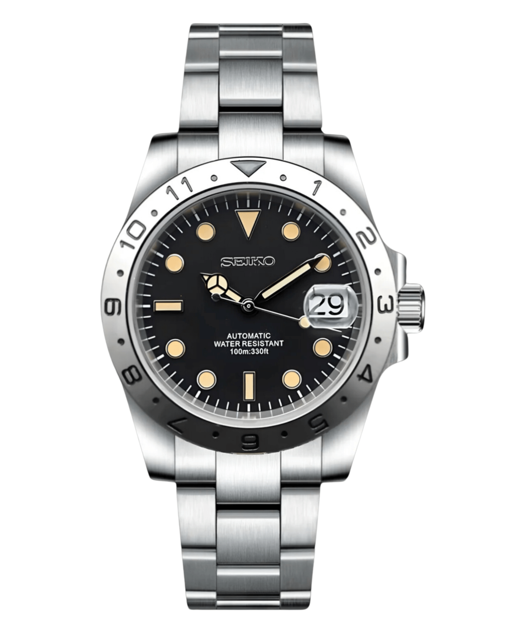 Seiko Mod Explorer Submariner watch – YG MODS